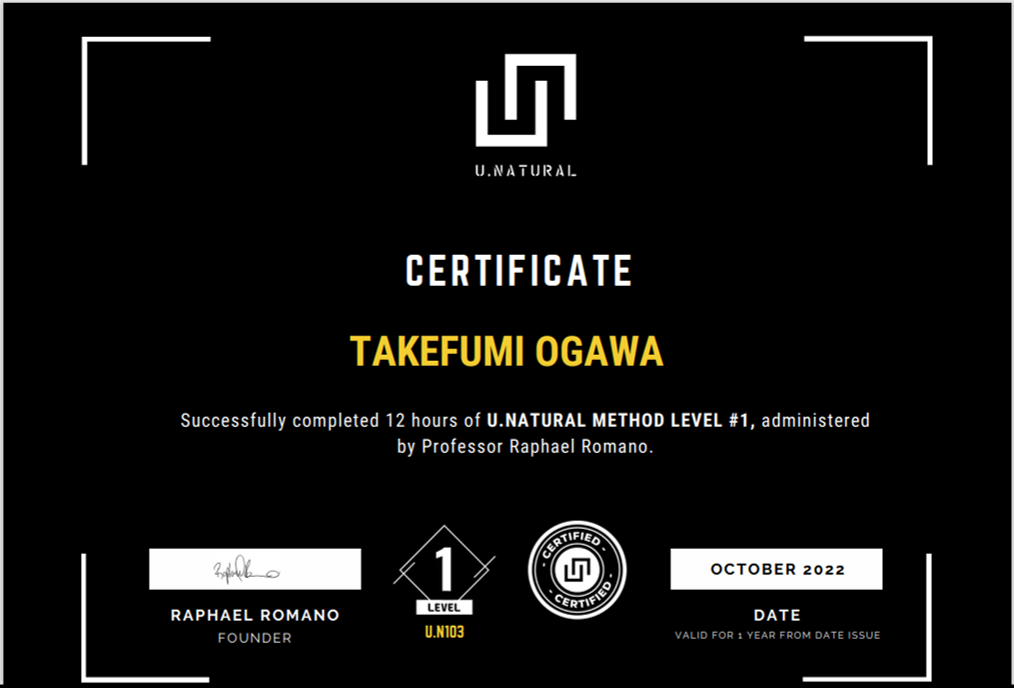 U.natural methodについて 2 セミナーを受けて – 小川リハビリ研究所のウェブサイト